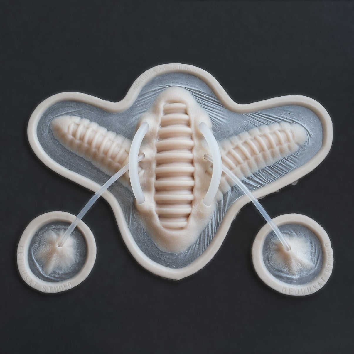 Silicone Cyborg Neck Piece: Realistic Special Effects – Meduusat Studio