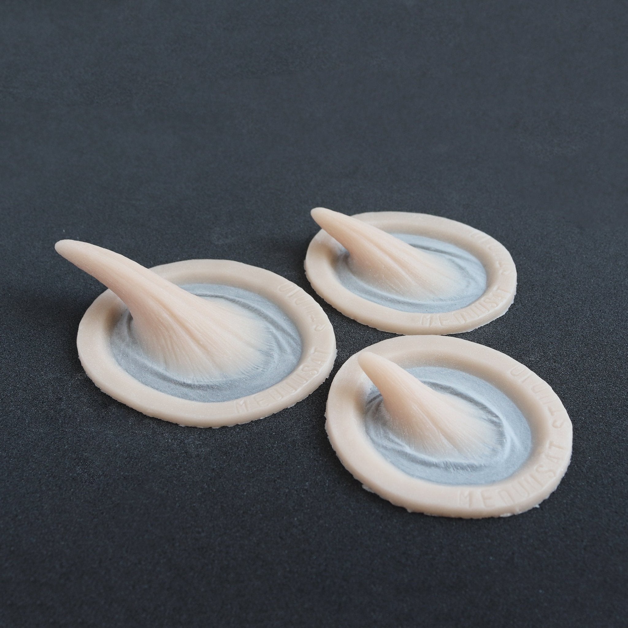 Small Vertical Horns - Silicone Prosthetics for SFX – Meduusat Studio