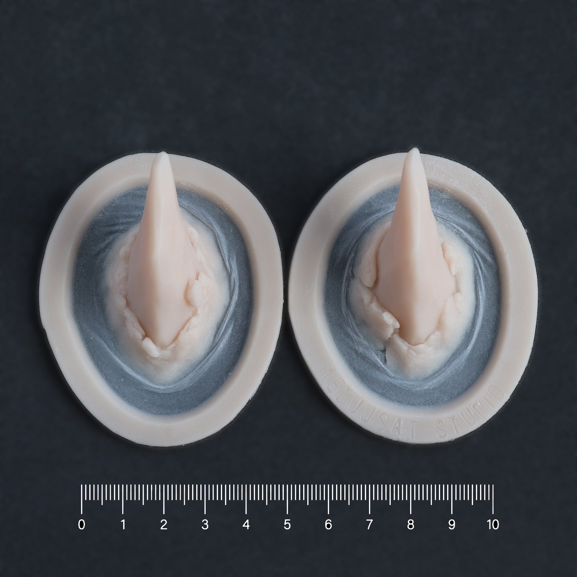 Silicone Prosthetics: Expertly Crafted Torn Horns – Meduusat Studio